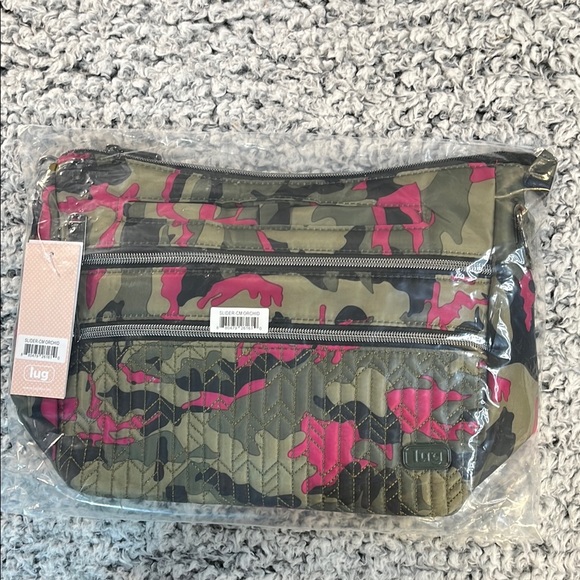 lug | Bags | Nwt Lug Slider Crossbody Bag Camo Orchid | Poshmark